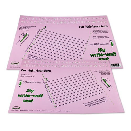 Writewell Mat (Pink) Righ | אביזרי עזר לכתיבה