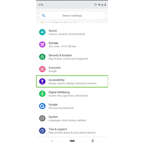 Android Accessibility Sui | Mobile Accessebility