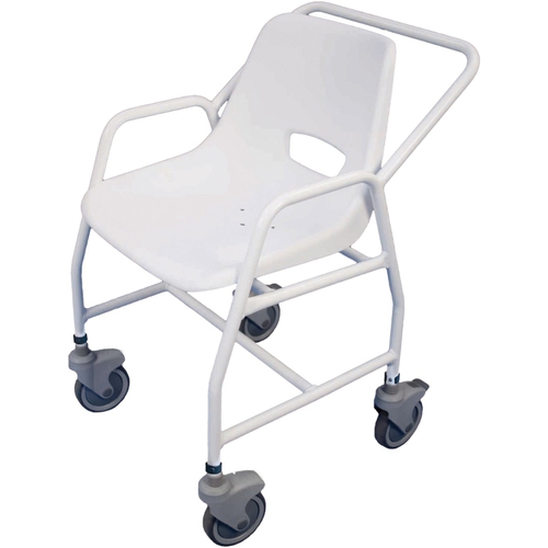 כיסא רחצה טלסקופי עם גלגל | Commode Wheelchairs