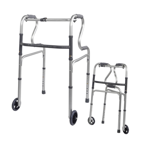 הליכון מתקפל מאחז כפול עם | Walkers