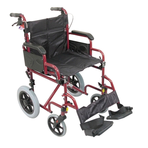 כסא העברה Aidapt אדום | Manual Wheelchairs